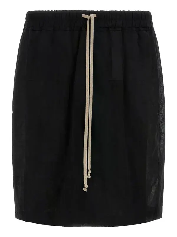 Rick Owens Drawstring-waist Shorts - Black