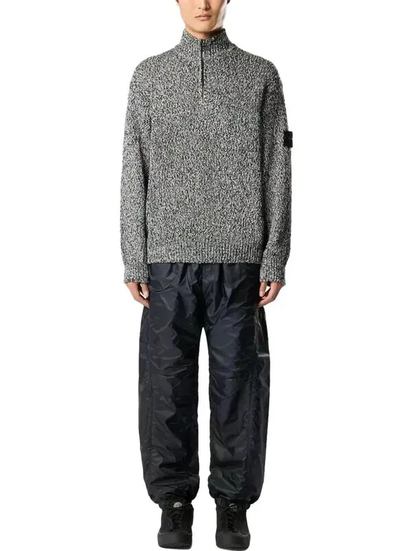 Stone Island Half-zip Sweater - Black