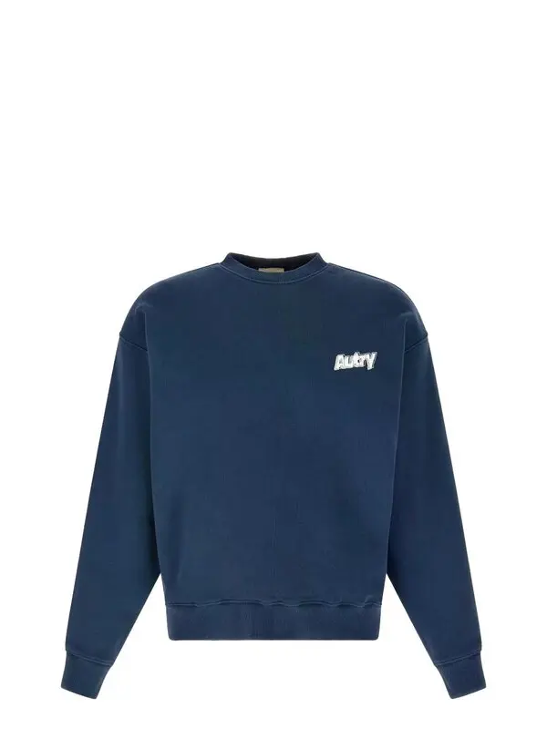 AUTRY Embroidered Logo Sweatshirt - Blue