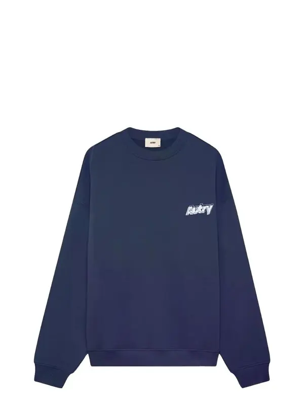 AUTRY Embroidered Logo Sweatshirt - Blue