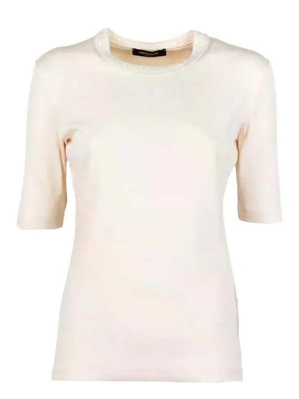 Fabiana Filippi Crew-neck Top - Neutrals