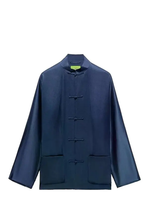 Shanghai Tang Silk Jacket - Blue