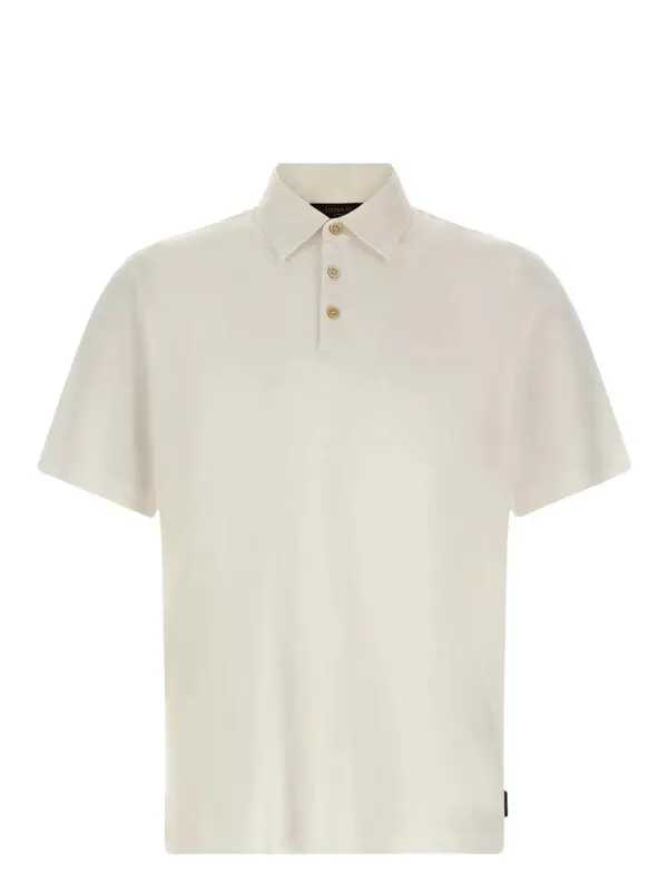 ZANONE Short-sleeved Polo Shirt - Neutrals