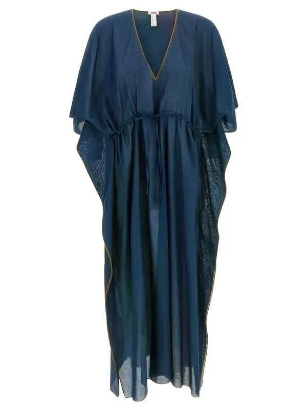 ERES Voilier V-neck Kaftan Dress - Blue