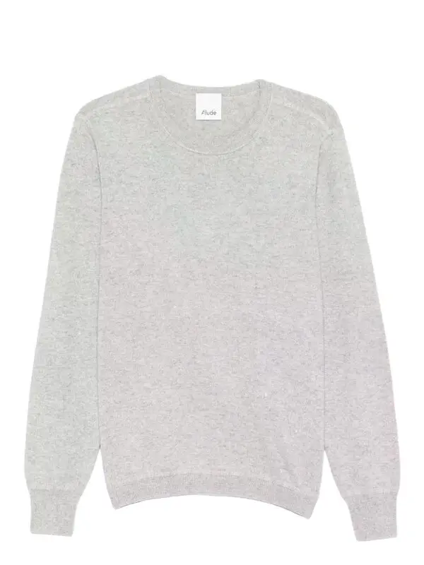 ALLUDE Crew-neck Sweater - Grey