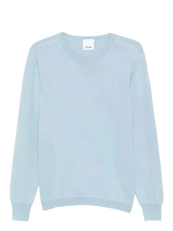 ALLUDE Crew-neck Sweater - Blue