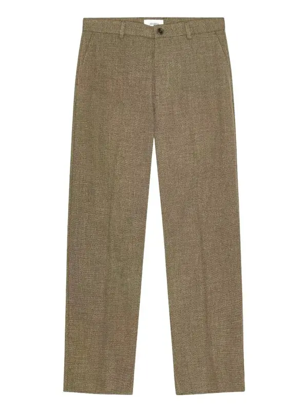 LES DEUX Button-up Trousers - Brown