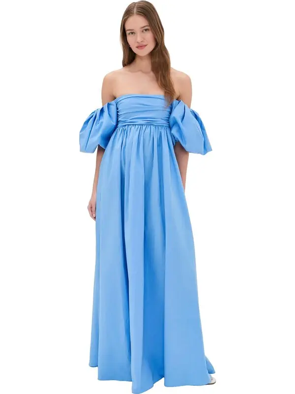 Caroline Constas Emilia Maxi Dress - Ultramarine