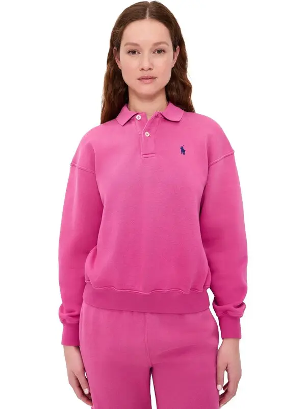Polo Ralph Lauren Polo Long Sleeve Fleece Pullover - Accent Pink