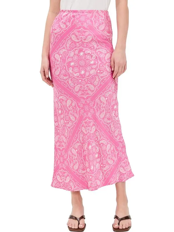 NEVER FULLY DRESSED Bandana Dorris Skirt - Pink