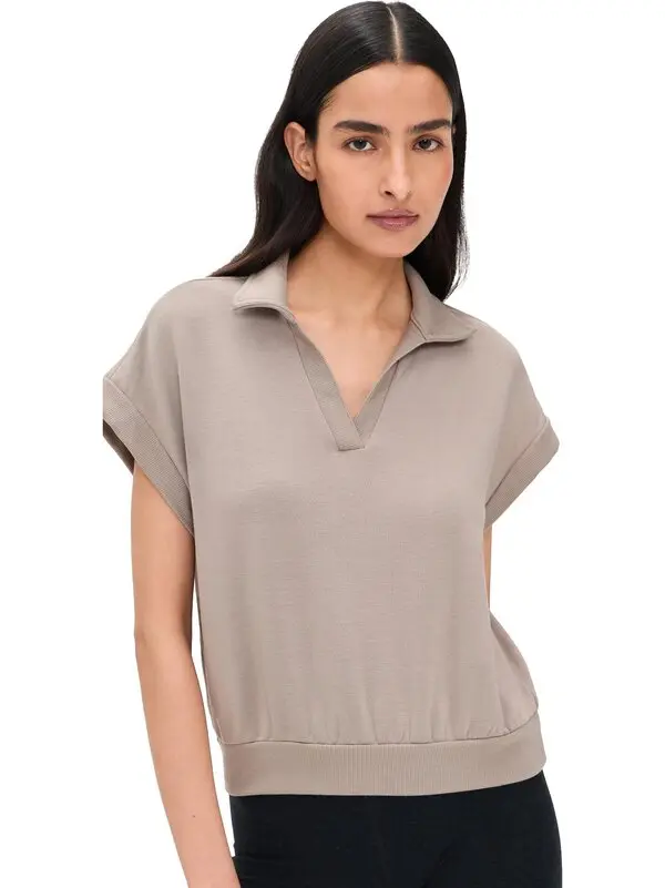 Splits59 Fleece Polo - Latte