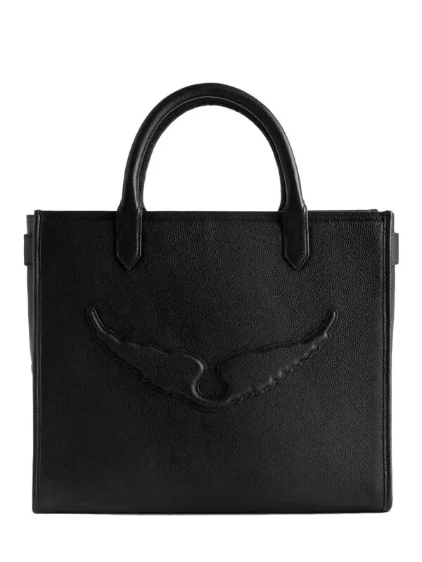 Zadig&Voltaire Grained-leather Tote Bag - Black