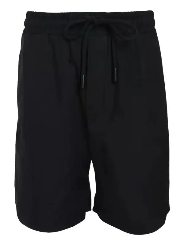 GAELLE Drawstring Track Shorts - Black