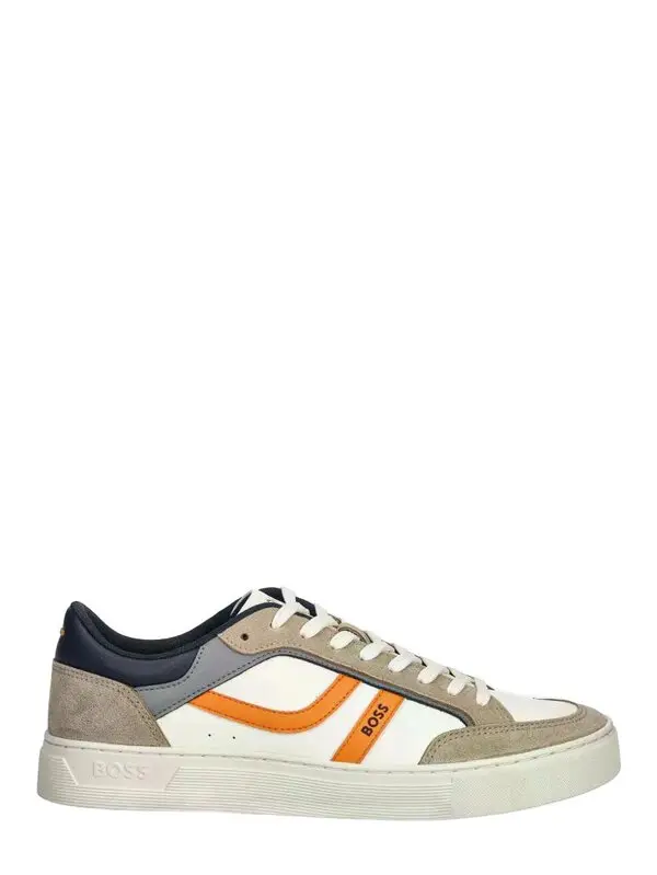 BOSS Rhys Stripe-detail Sneakers - Neutrals