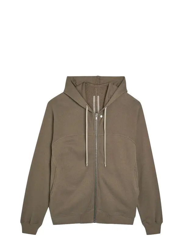 Rick Owens Hooded Cotton Sweatshirt - Brown