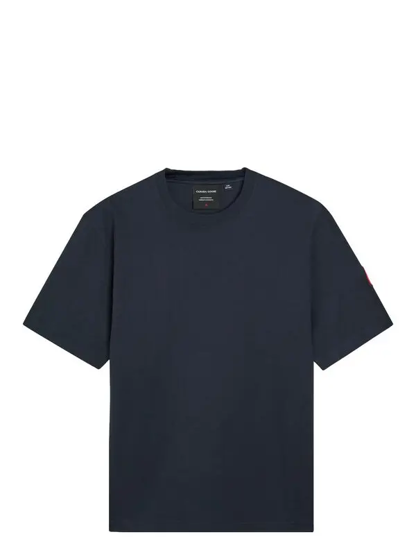 Canada Goose Novo Logo Cotton T-shirt - Navy