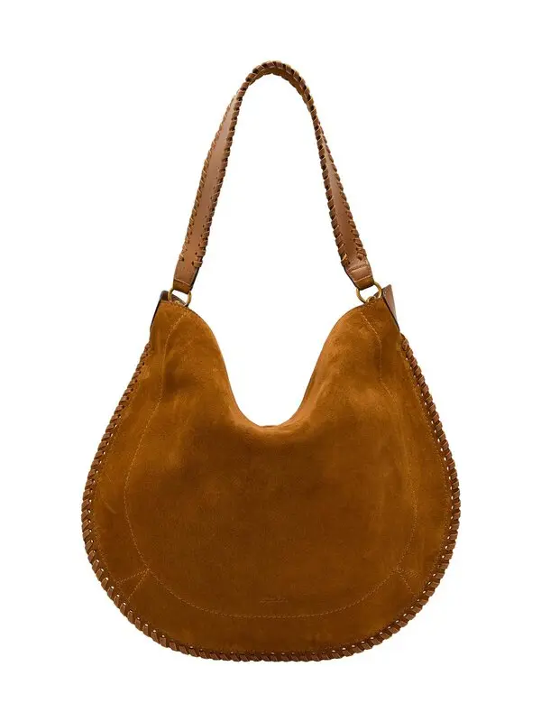 Isabel Marant Oskan Suede Hobo Bag - Light Brown