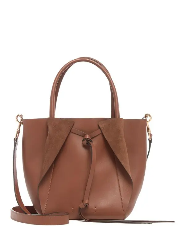 Gabriela Hearst Small Marija Tote Bag In Nappa Leather - Cognac