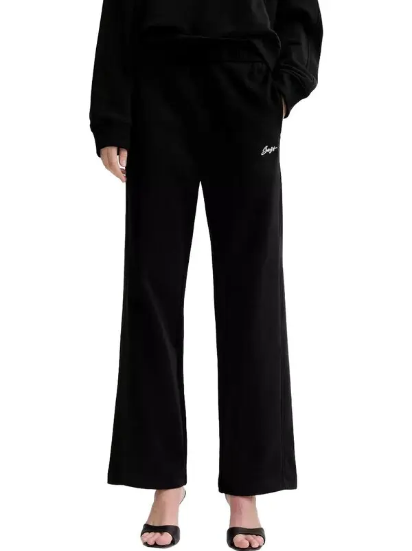 BOSS Straight Leg Track Pants - Black