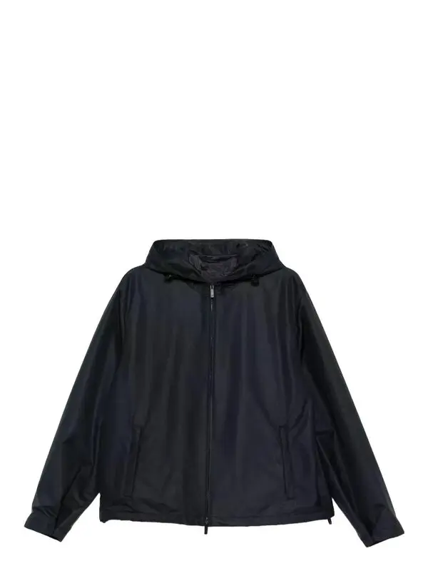 Giorgio Armani Hooded Jacket - Blue