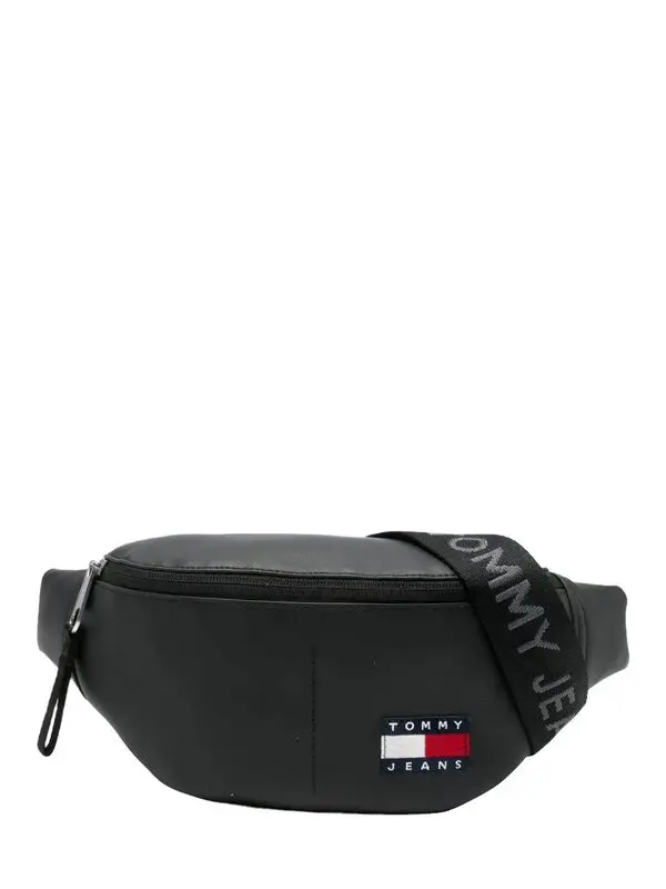 Tommy Hilfiger Logo-patch Belt Bag - Black