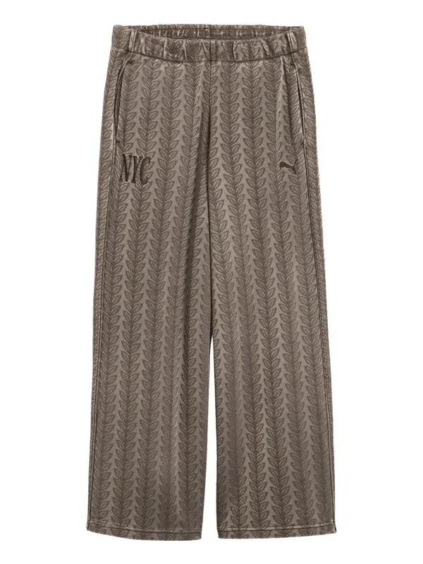 PUMA T7 Jacquard Nyc Track Pants - Brown