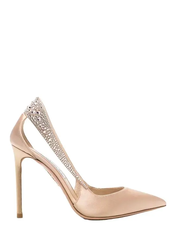 AQUAZZURA Embellished Pumps - Neutrals