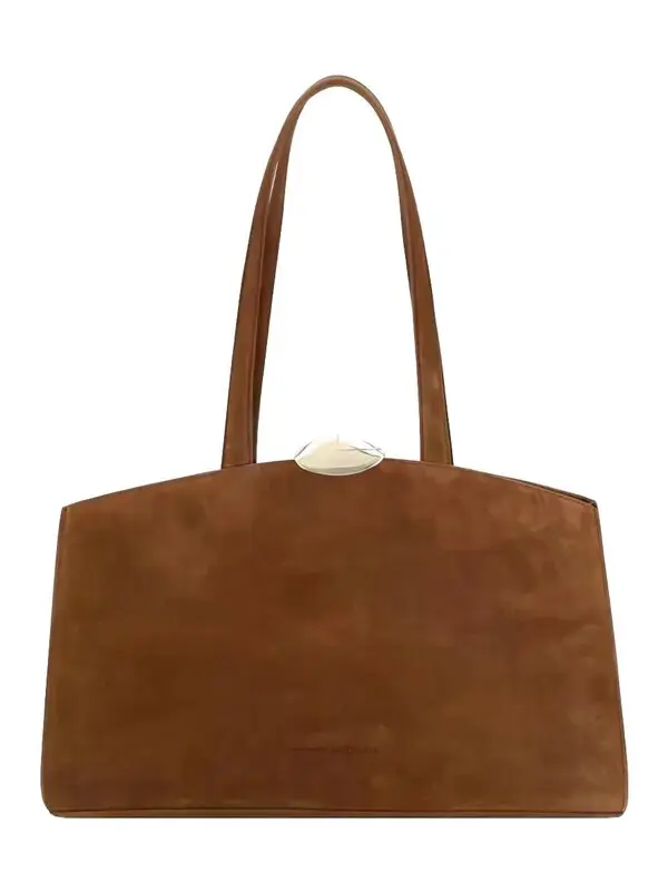 Benedetta Bruzziches Serena Suede Tote Bag - Brown
