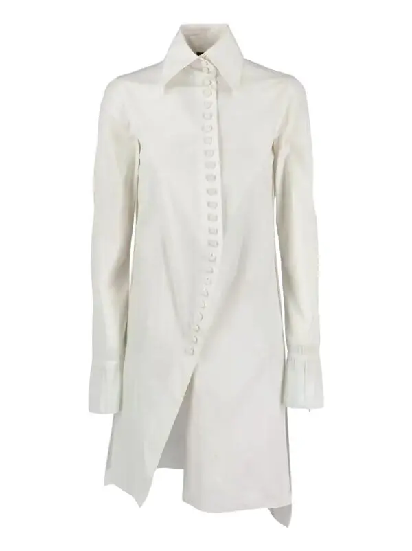 Gianfranco Ferre Point-collar Buttoned Shirt - White