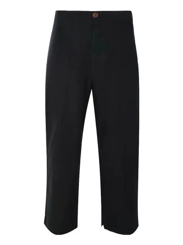 Marané Embroidered-pocket Trousers - Black