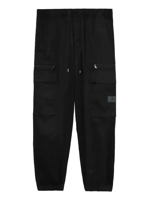 FINGERCROXX Cargo Zip Trousers - Black