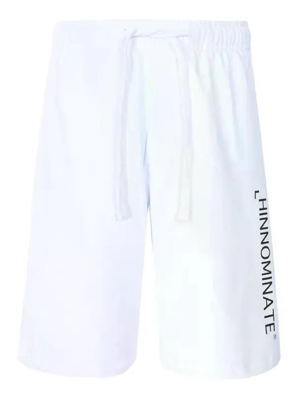 HINNOMINATE Cotton Bermuda Shorts - White