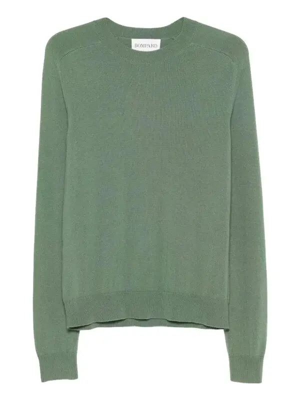 Eric Bompard Cashmere Round-neck Jumper - Green