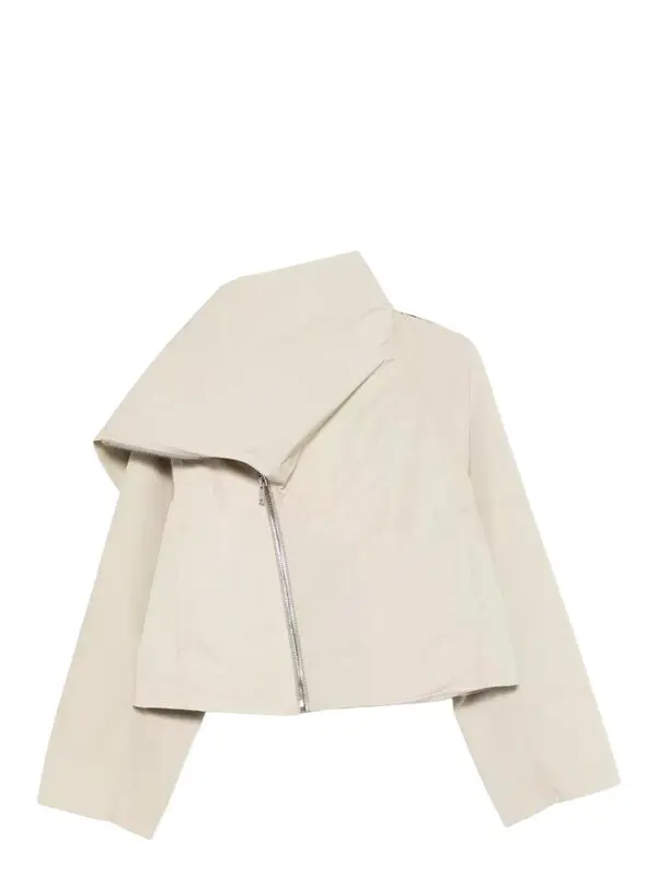 Rick Owens Cropped Scarf Jacket - Neutrals