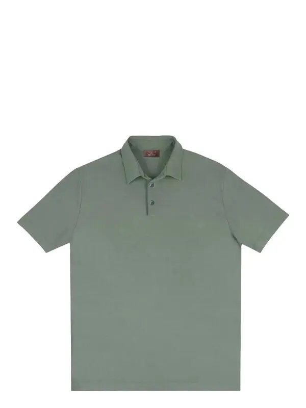 ZANONE Short-sleeve Polo Shirt - Green