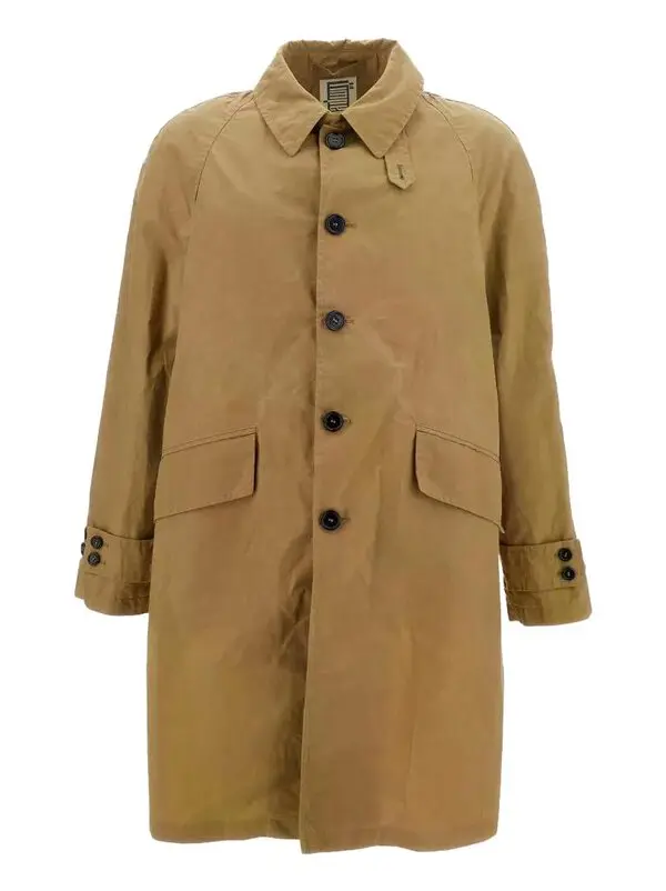 L'IMPERMEABILE Button-fastening Raincoat - Neutrals