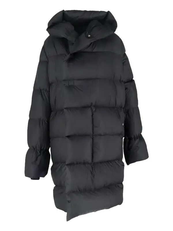 Rick Owens Hooded Liner Coat - Black