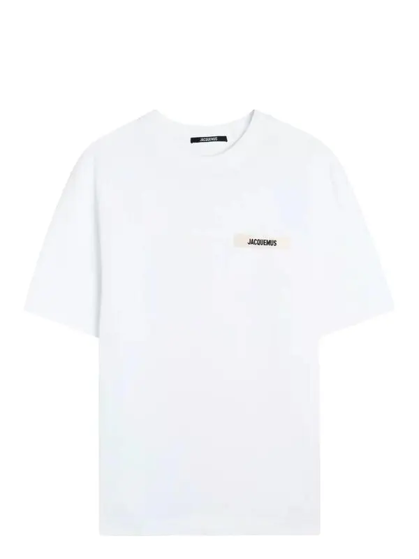 Jacquemus Logo-patch T-shirt - White