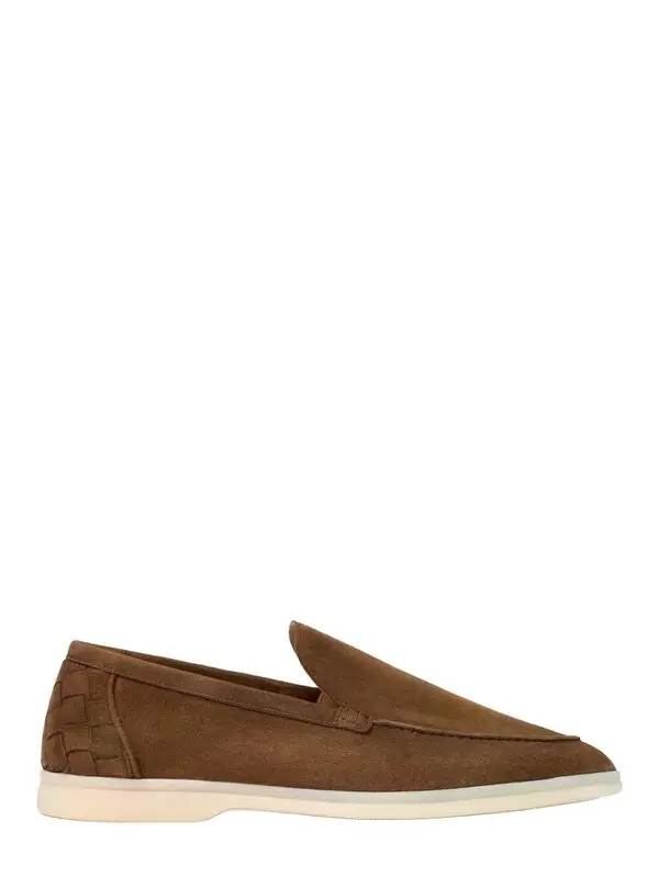 SCAROSSO Ludovico Suede Loafers - Brown