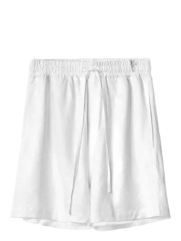 HINNOMINATE Drawstring-fastening Bermuda Shorts - White