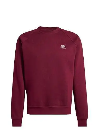 Adidas Essential Regular Fleece Crewneck Sweatshirt - Maroon