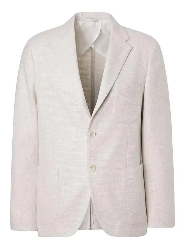 Etro Cotton And Wool Blazer - Beige