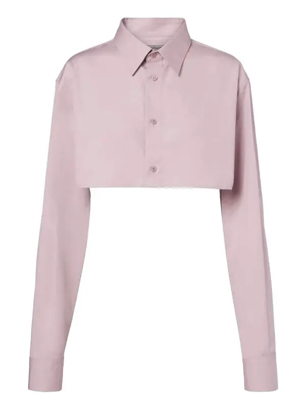 Balenciaga Cropped Shirt - Pink