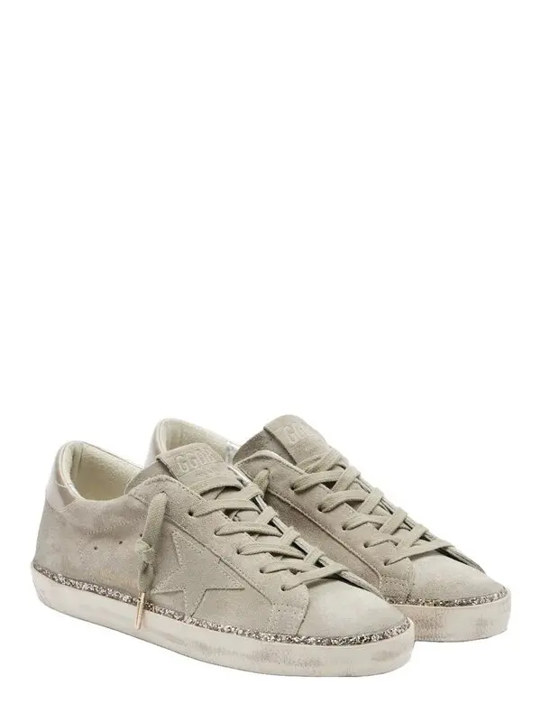 GOLDEN GOOSE Super-star Suede Sneakers - Grey
