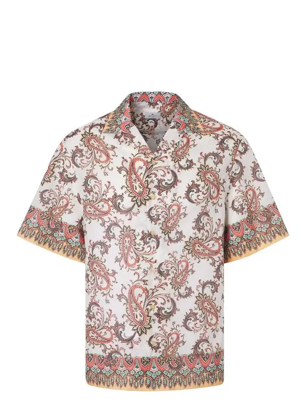 Etro Paisley Cotton Bowling Shirt - Multicoloured