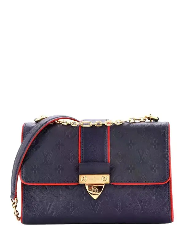 LOUIS VUITTON Saint Sulpice Pm Monogram Empreinte Leather Crossbody Bag - Blue