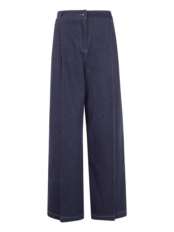 Max Mara Mxpetereo" Trousers - Blue