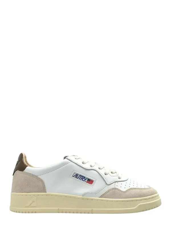 AUTRY Medalist Low Leather Suede Sneakers - White