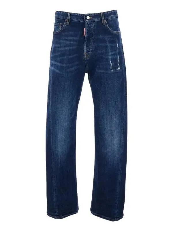 Dsquared2 Loose Twisted Jeans - Blue