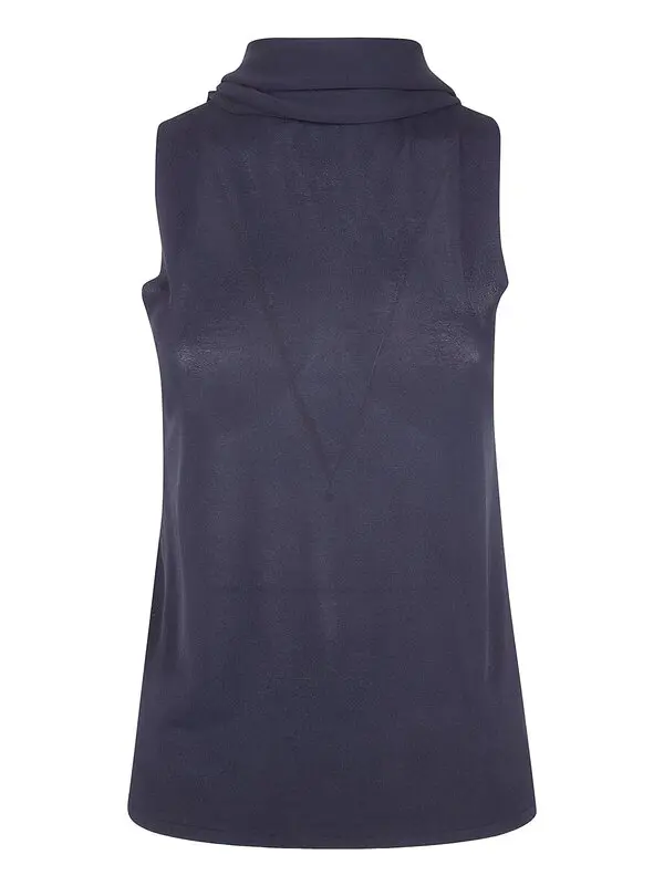 Alberta Ferretti Cape Shirt - Black